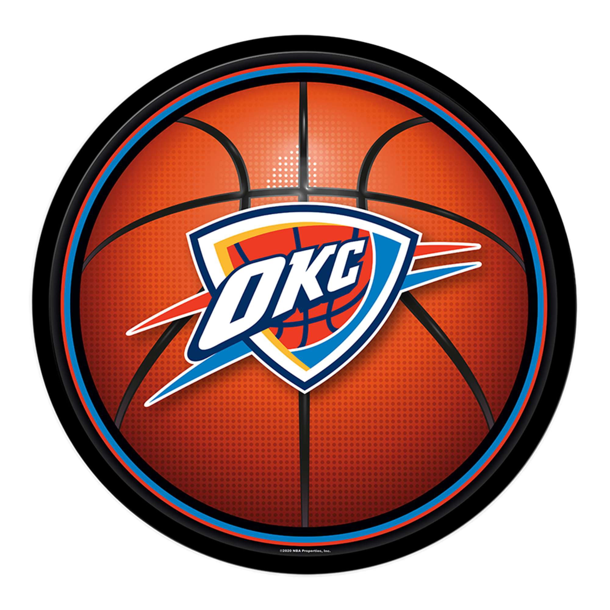 Oklahoma City Thunder 17.5" Modern Disc Wall Sign - Walmart.com