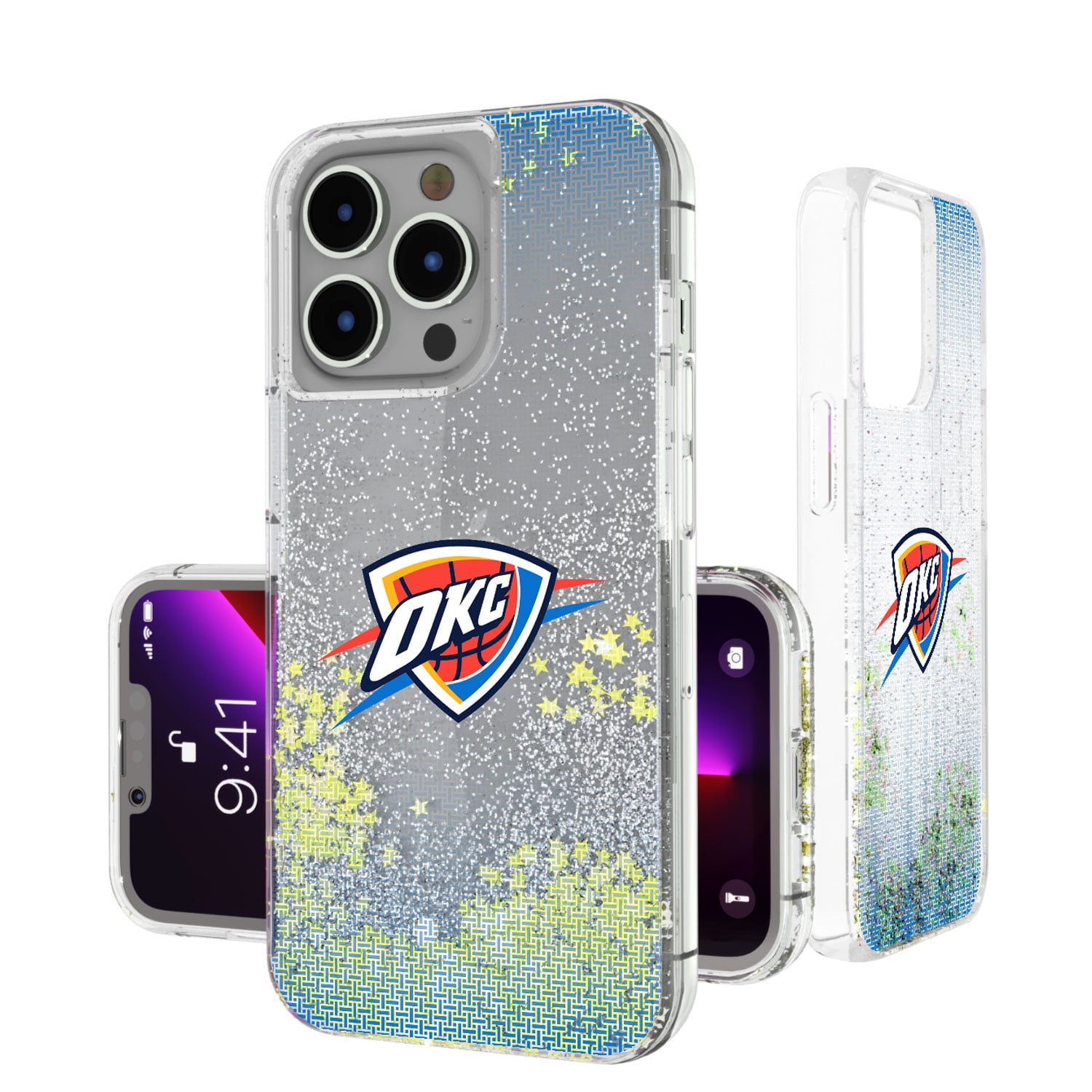 Oklahoma City Thunder Linen Logo iPhone Glitter Case - Walmart.com