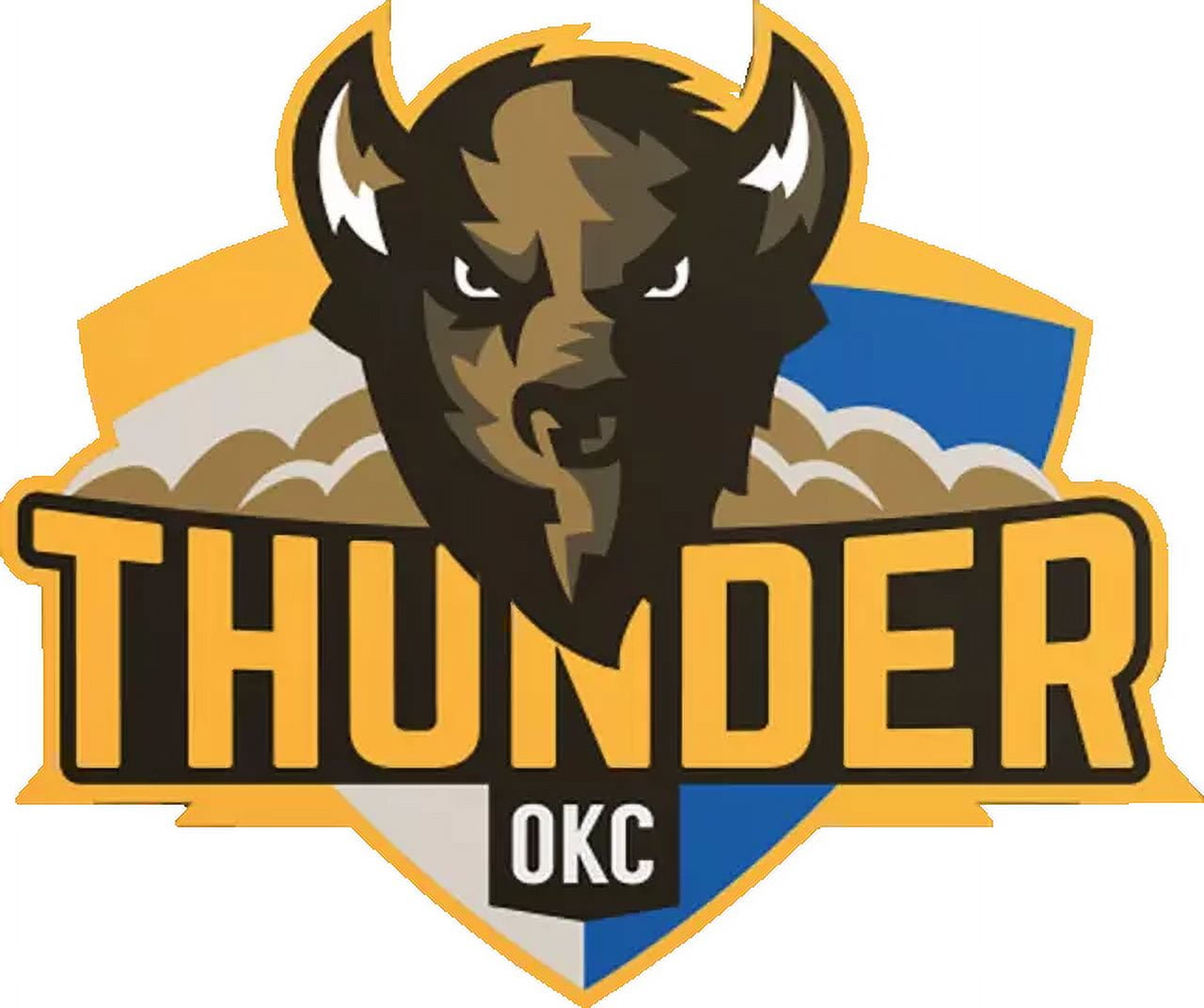 Oklahoma City Thunder Sticker Logo Basketball Phone Decal Water Bottle ...