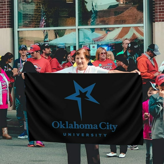Oklahoma City University Logo Banner Breeze Flag Outdoor Flags Home ...