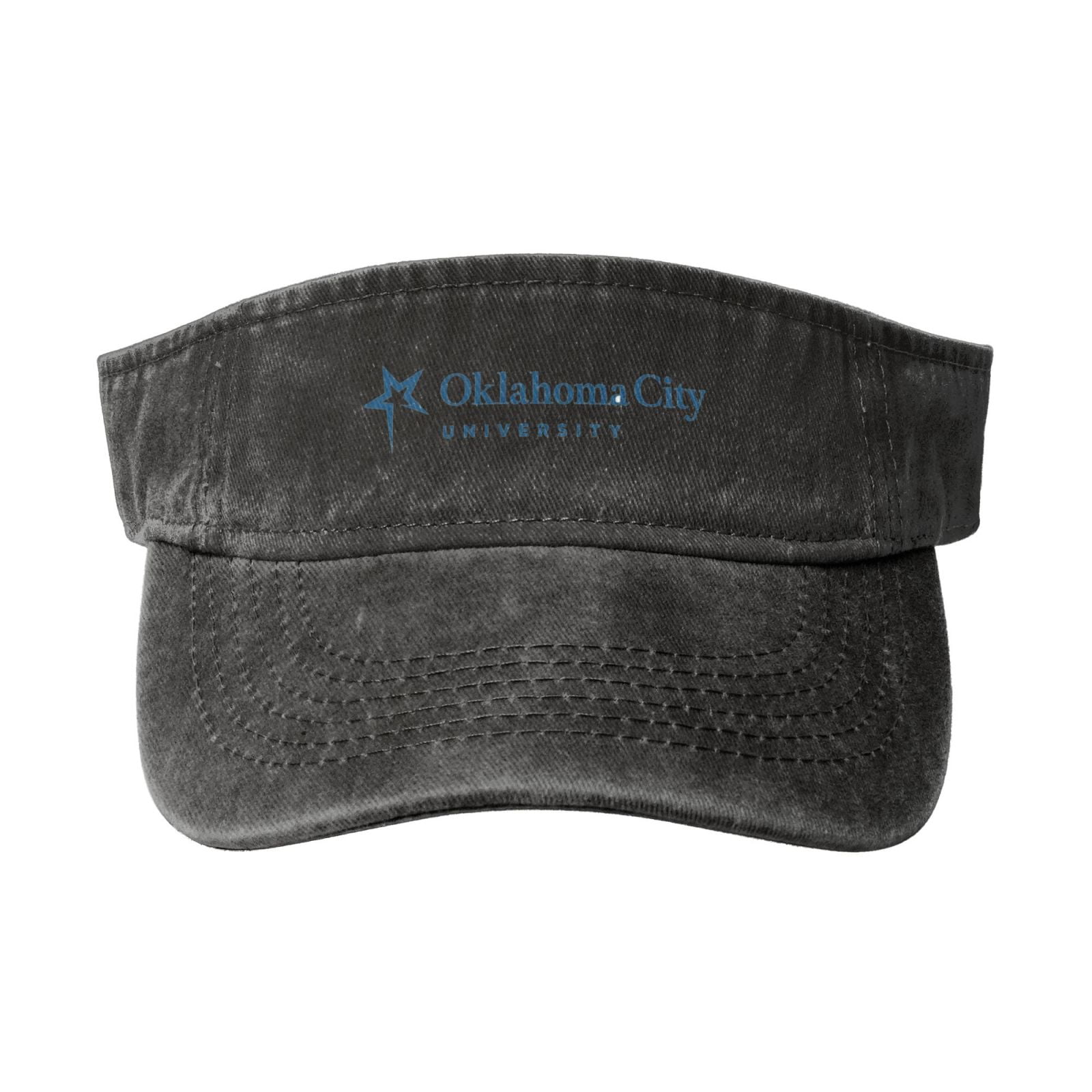 Oklahoma City University Logo Washed Cowboy Empty Top Baseball Sun Cap ...