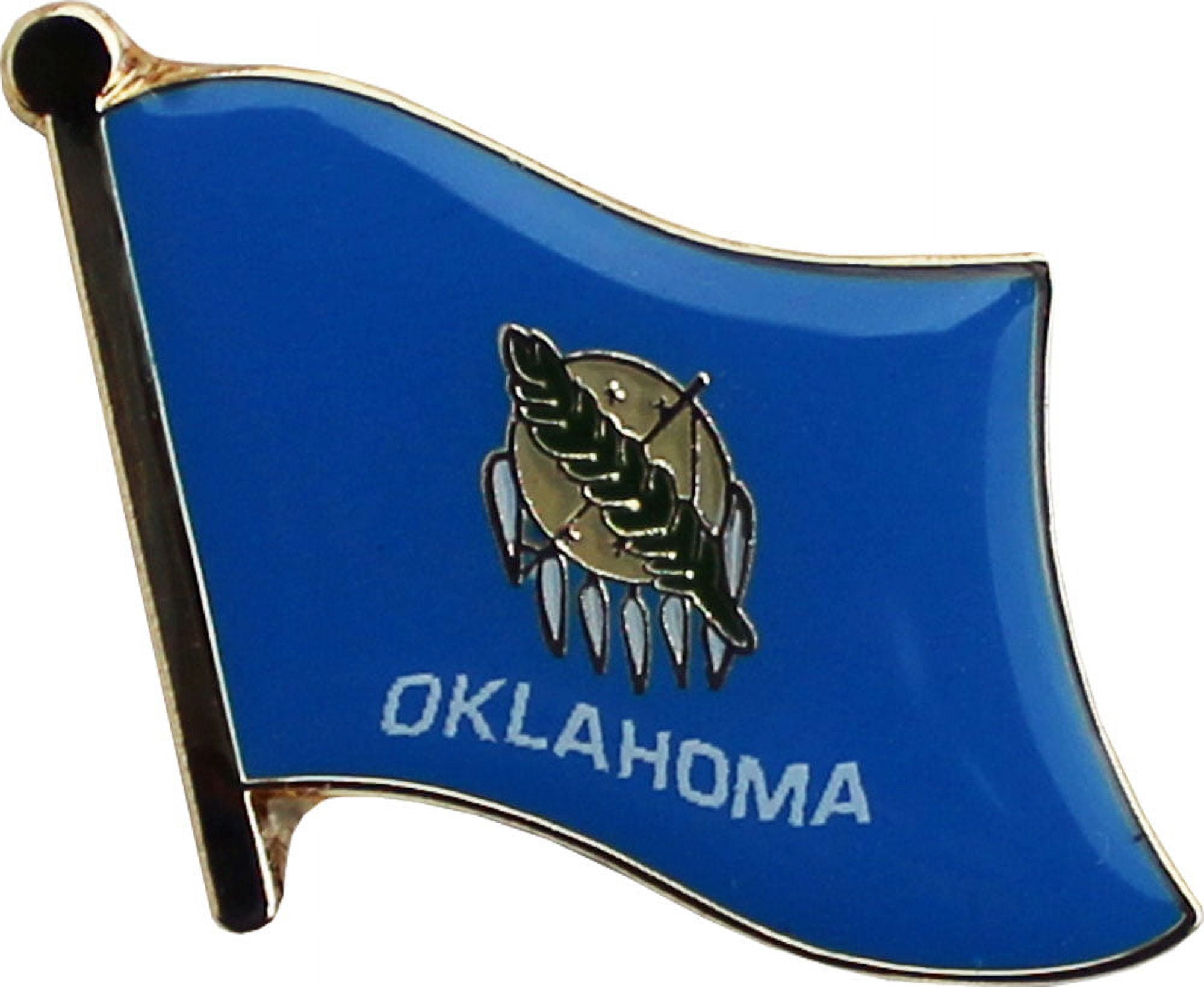 Oklahoma Flag Lapel Pin - Walmart.com