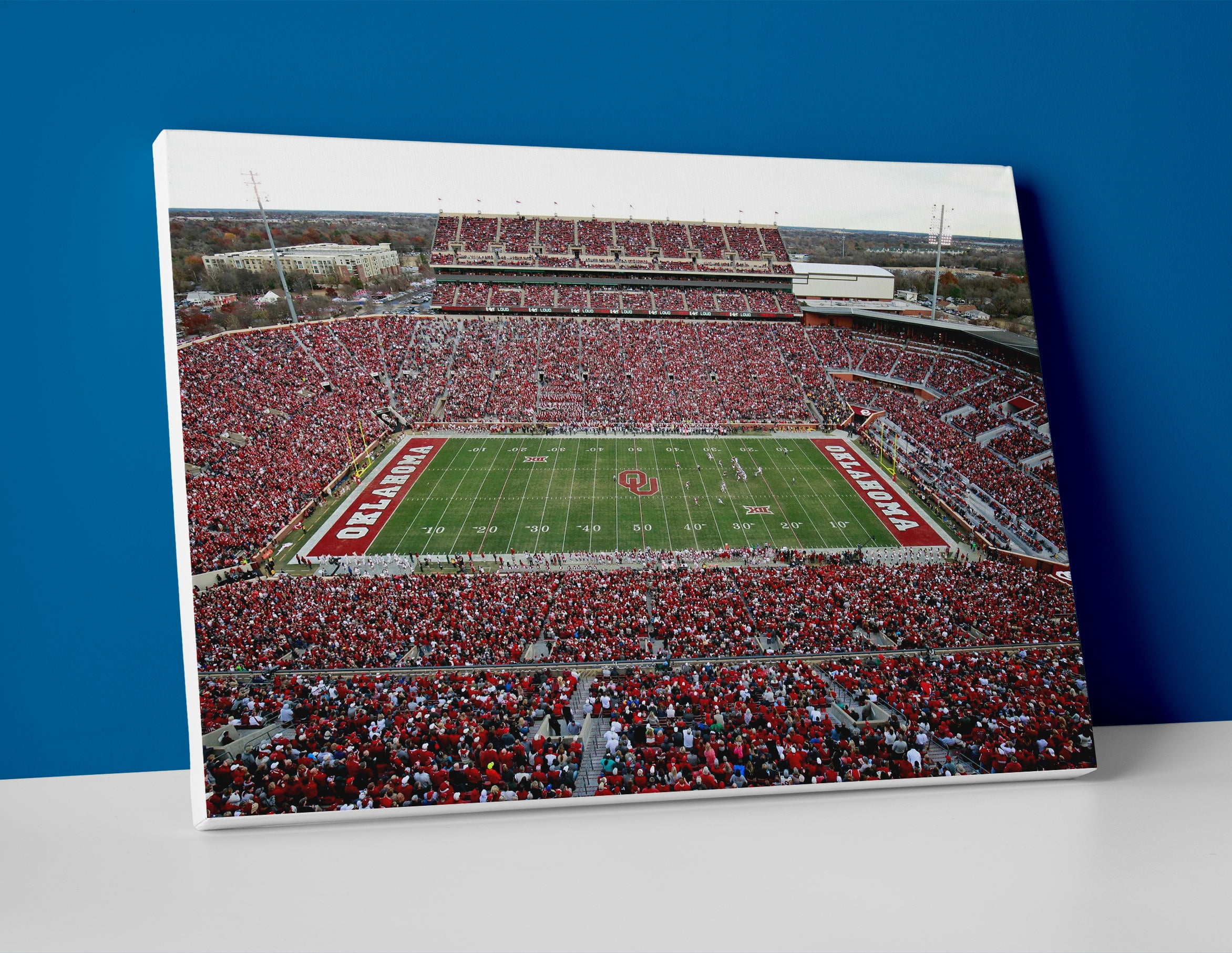 Oklahoma Football Stadium Poster or Wrapped Canvas - Walmart.com