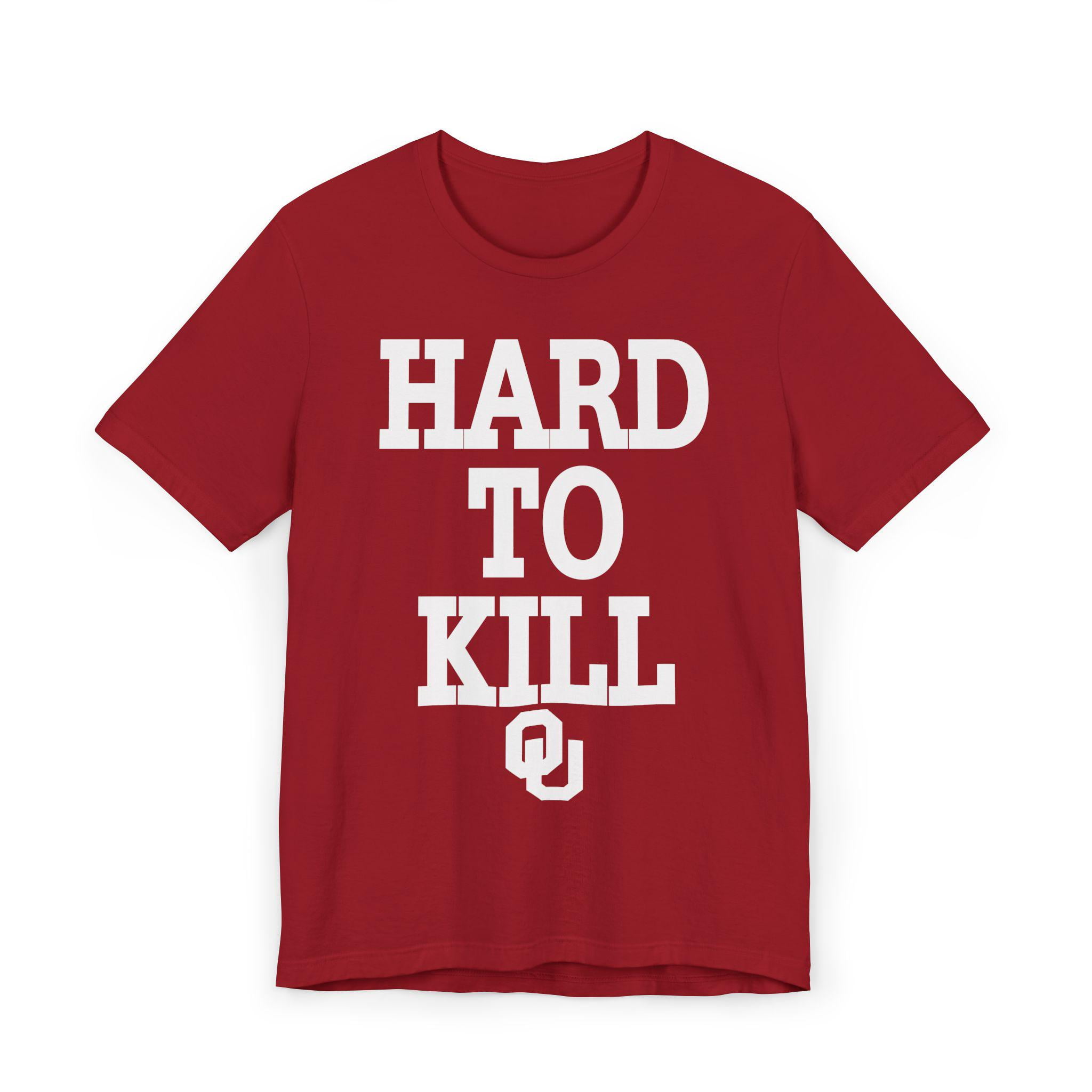 Oklahoma Football Style Shirt, Hard to Beat Bold Lettering Tee, Game ...