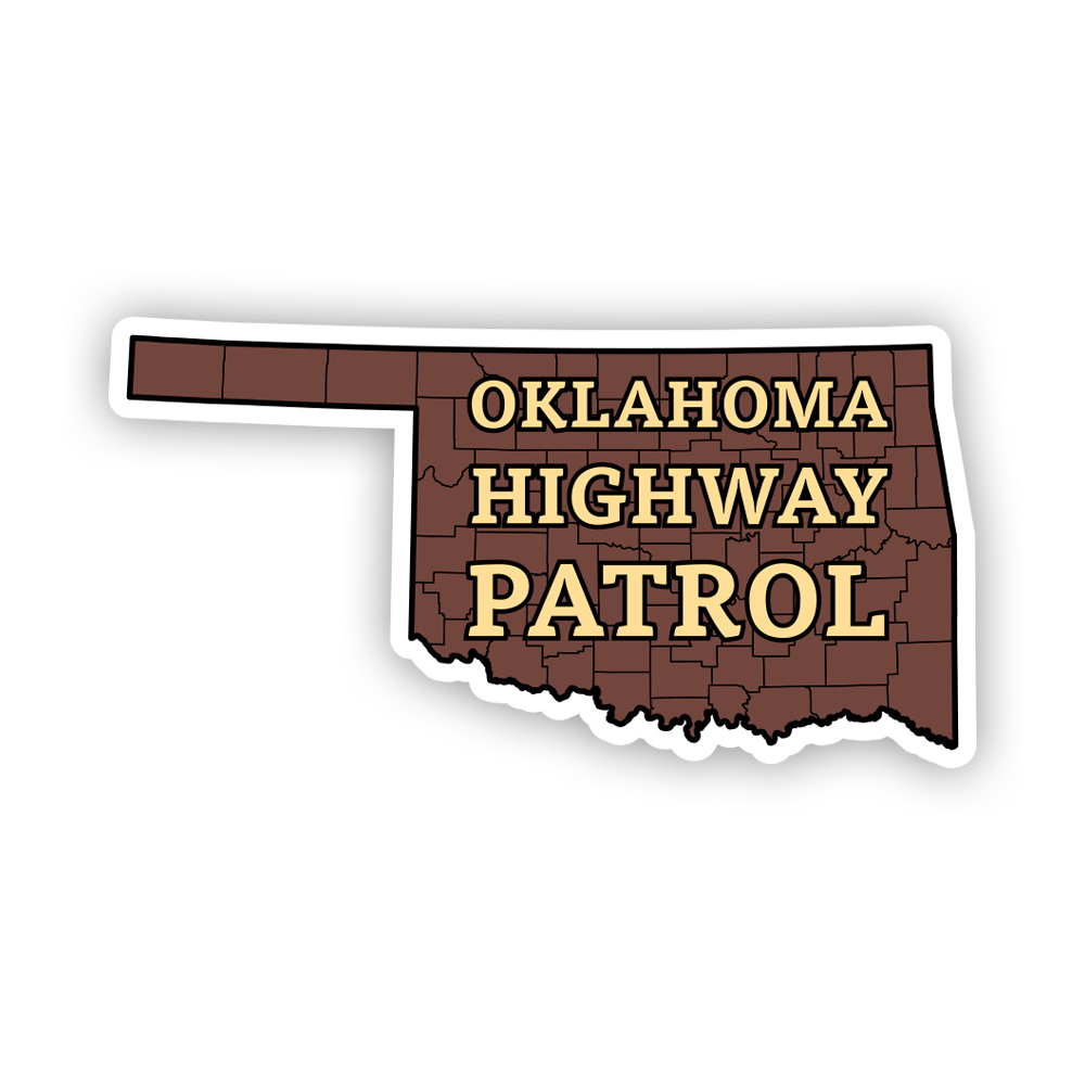 Oklahoma Highway Patrol OHP Sticker Decal - Self Adhesive Vinyl ...