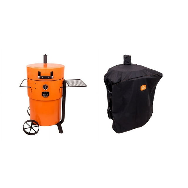 Oklahoma Joe's® Bronco Drum Smoker - Orange with Cover Pack-in ...