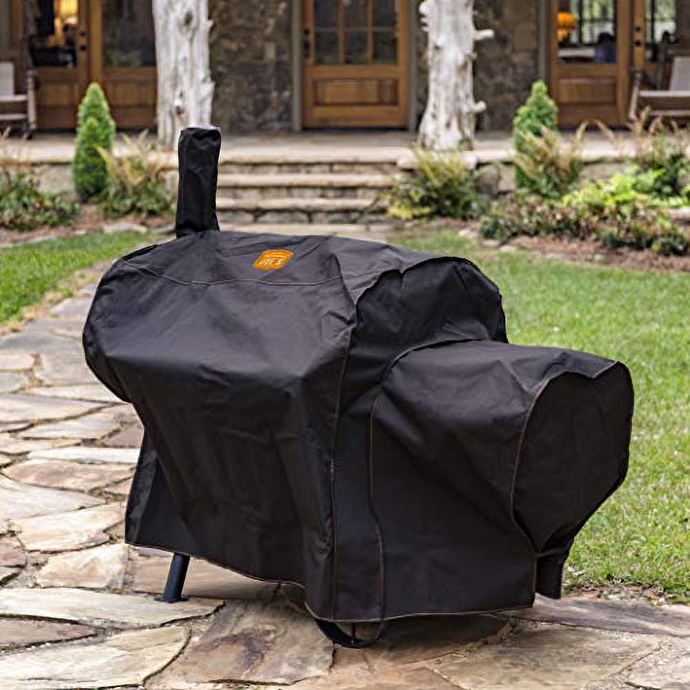 Oklahoma Joe's Longhorn Offset Smoker Cover, Black - Walmart Business ...