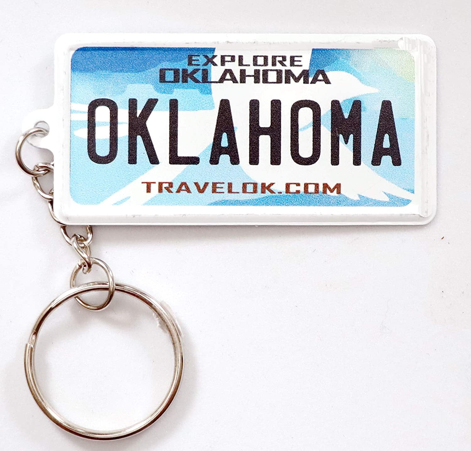 Oklahoma License Plate Aluminum Ultra-Slim Rectangular Souvenir ...