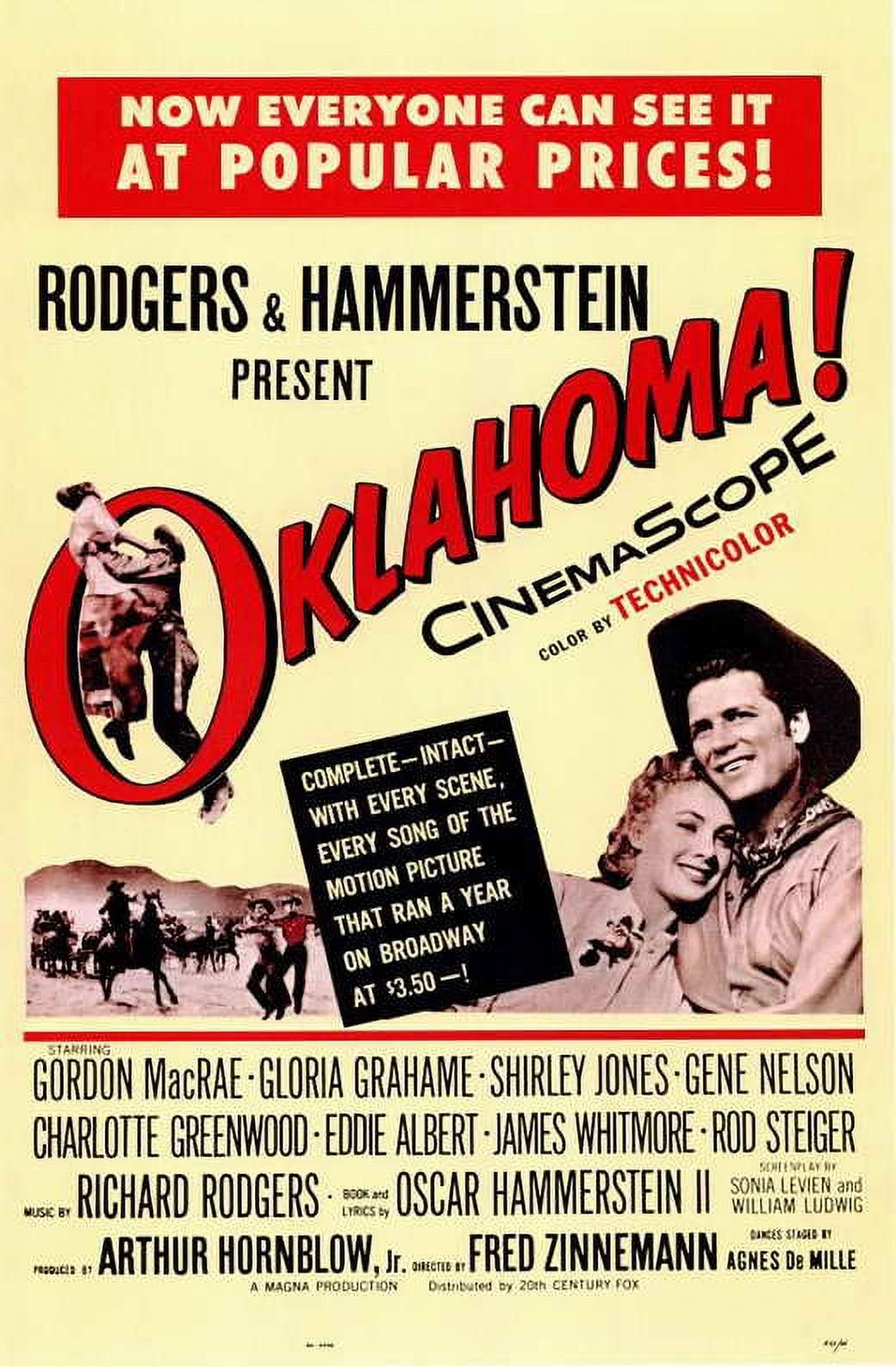 Oklahoma! Movie POSTER 11" x 17" Style A - Walmart.com
