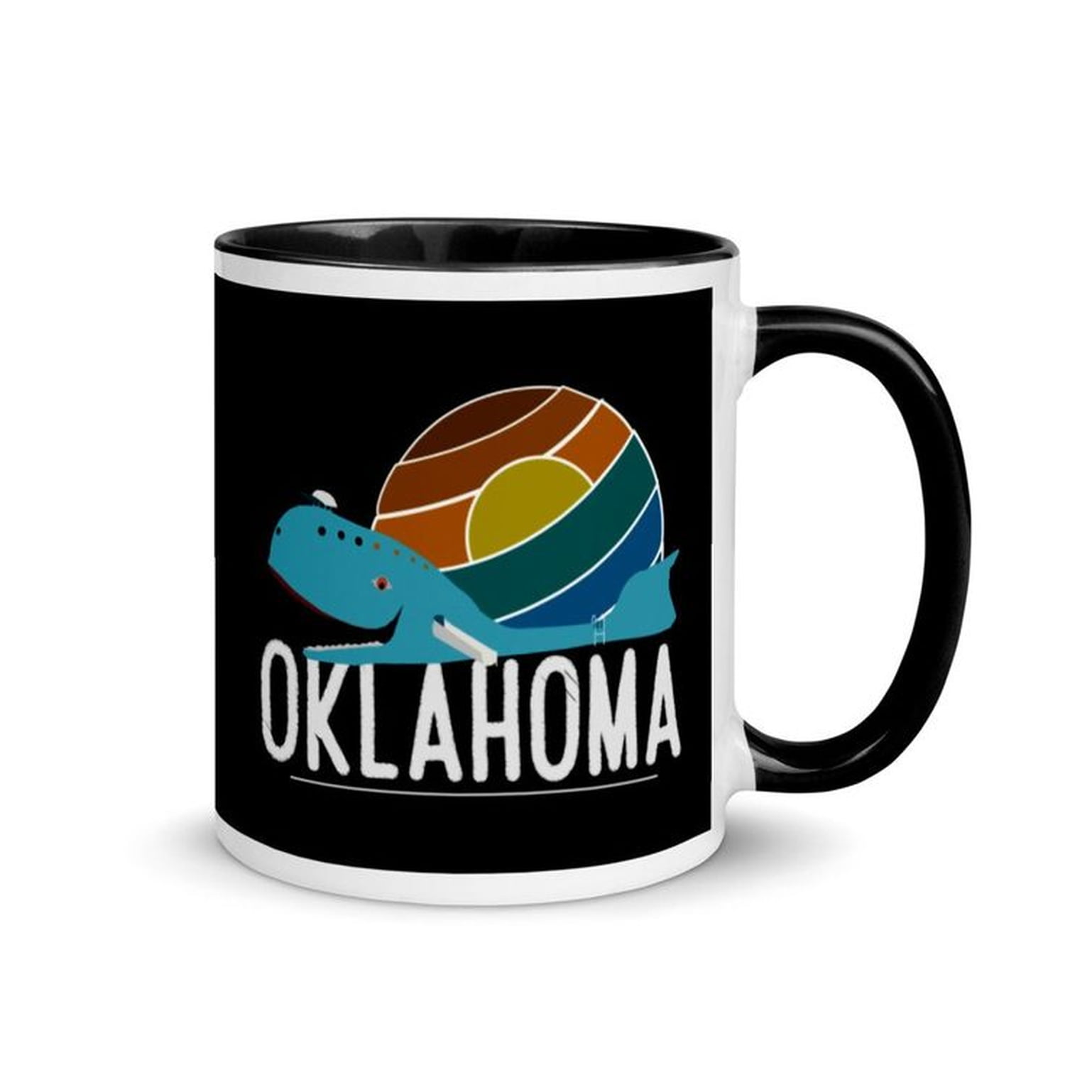 Oklahoma Mug Gift Tulsa Route 66 Blue Whale ScisS1ortail with Color ...