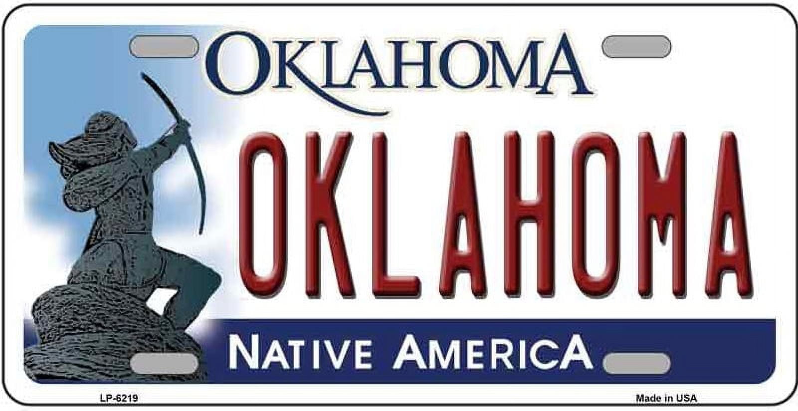 Oklahoma Native America License Plate LP-6219 - Walmart.com