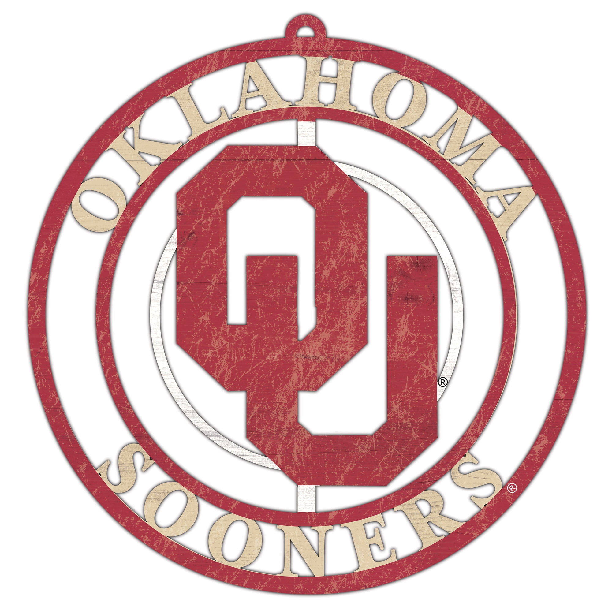 Oklahoma Sooners 16'' Team Color Logo Cutout - Walmart.com