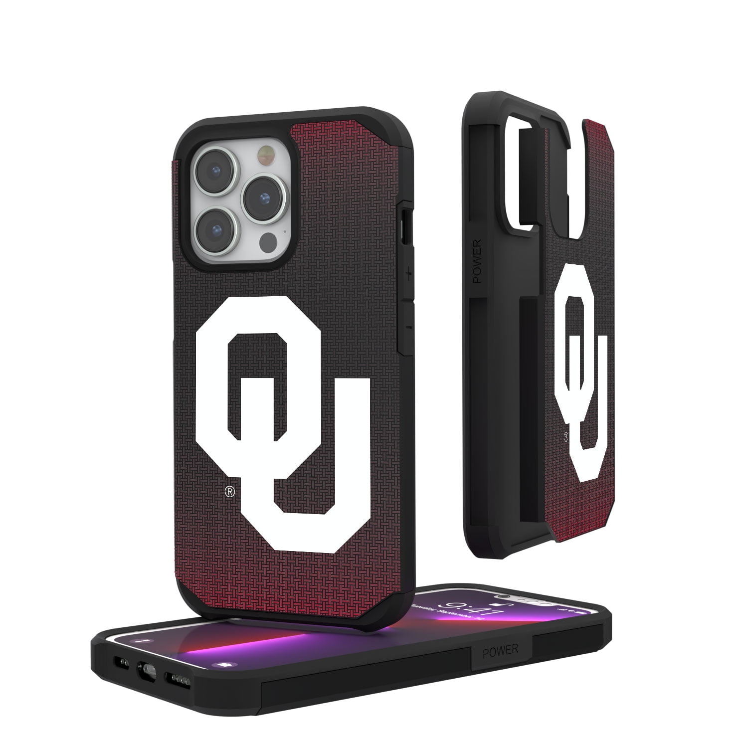 Oklahoma Sooners Linen Logo iPhone Rugged Case - Walmart.com