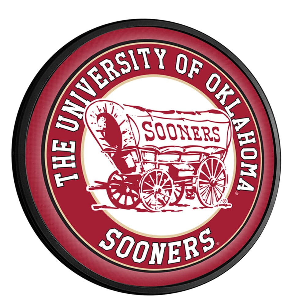 Oklahoma Sooners 18'' x 18'' Boomer Slimline Illuminated Wall Sign ...