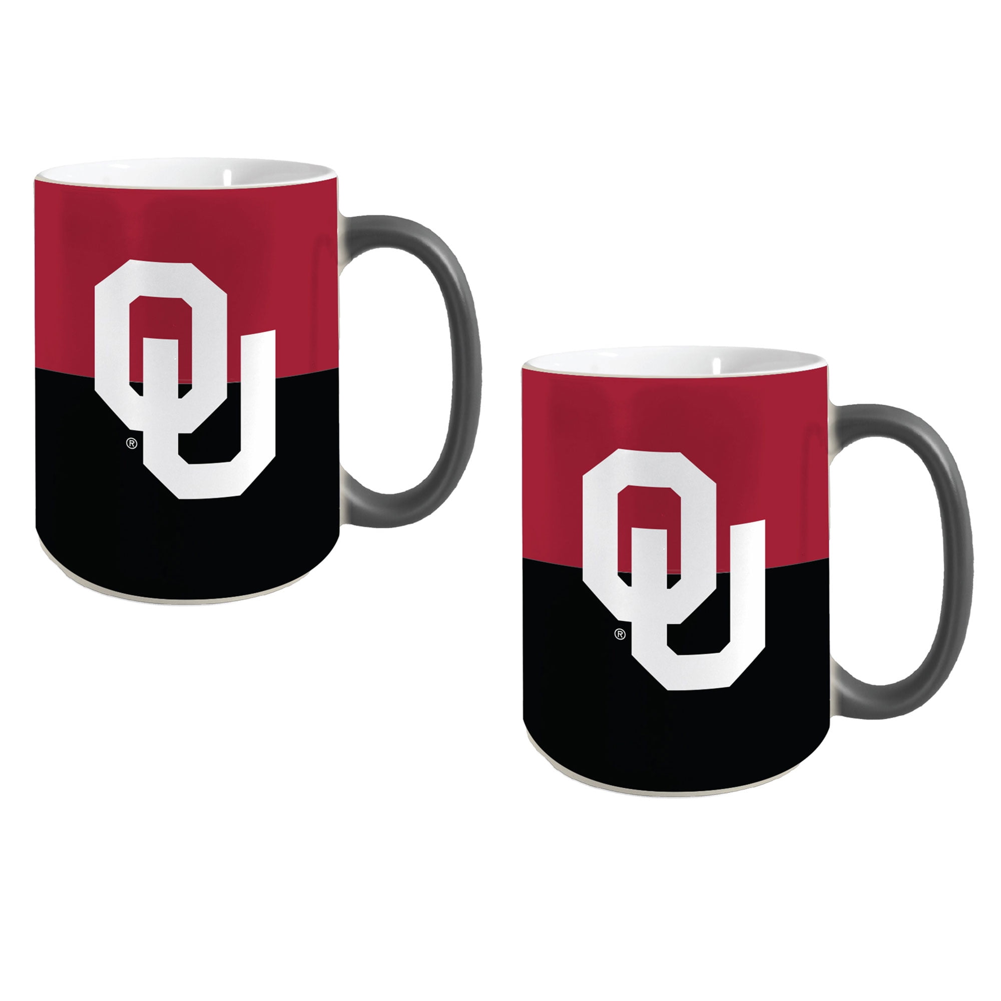 Oklahoma Sooners Two-Pack Reveal Mug Set - Walmart.com