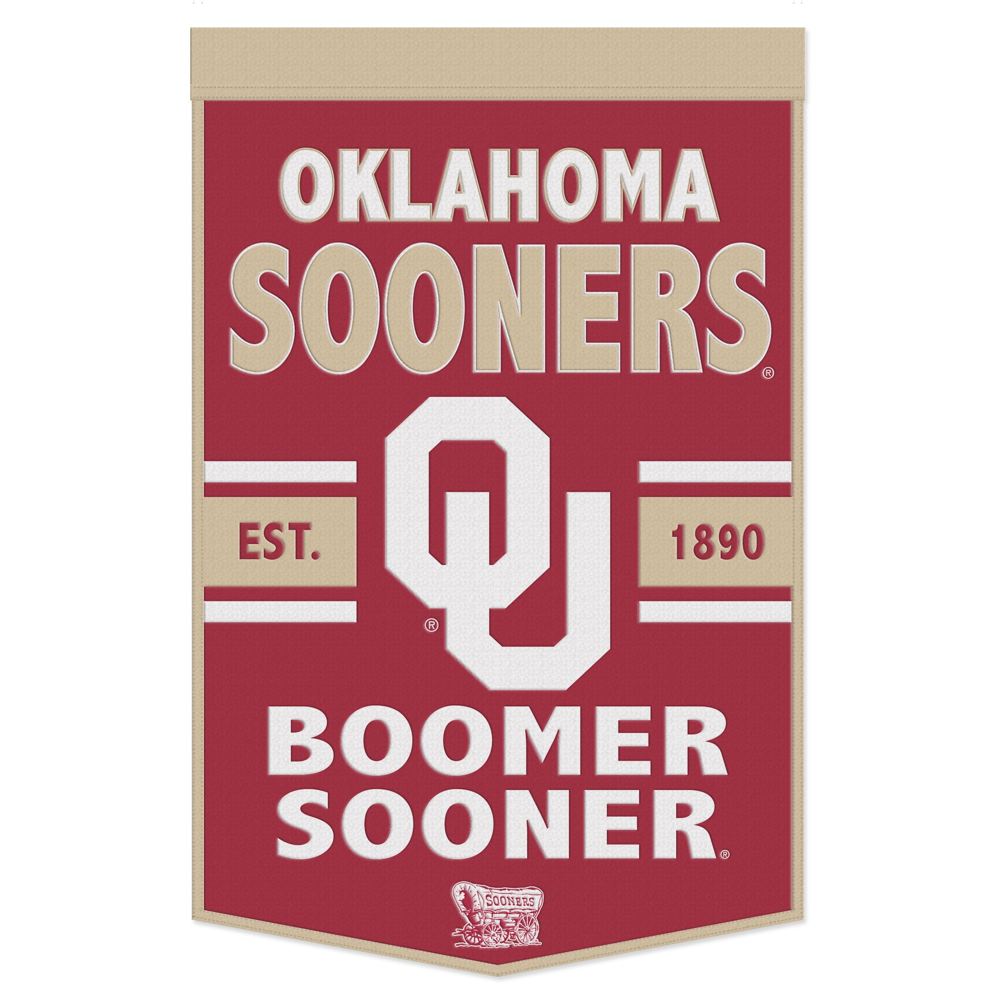 WinCraft Oklahoma Sooners 24" x 38" Slogan Banner - Walmart.com