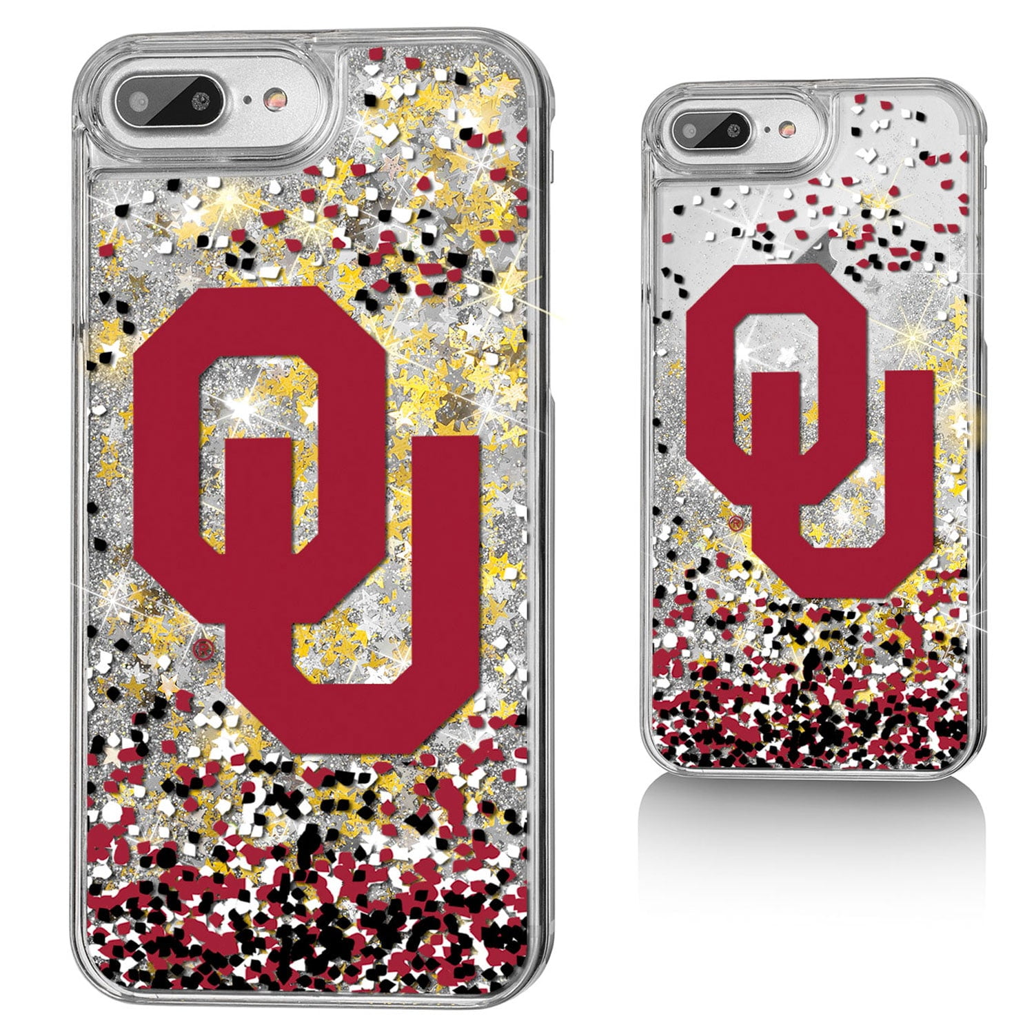 Oklahoma Sooners iPhone Glitter Confetti Design Case - Walmart.com