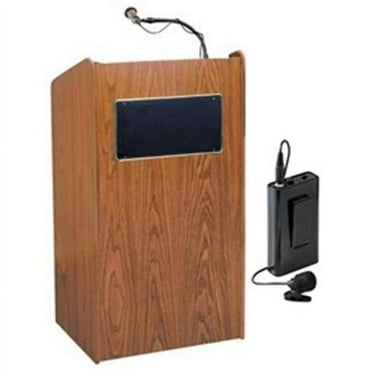 Oklahoma Sound Orator Series Lectern with Wireless Handheld Mic in ...