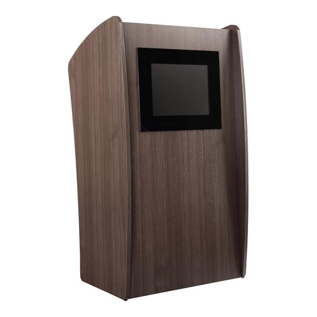 Oklahoma Sound Vision Modern Wood Floor Lectern Non Sound With Screen ...