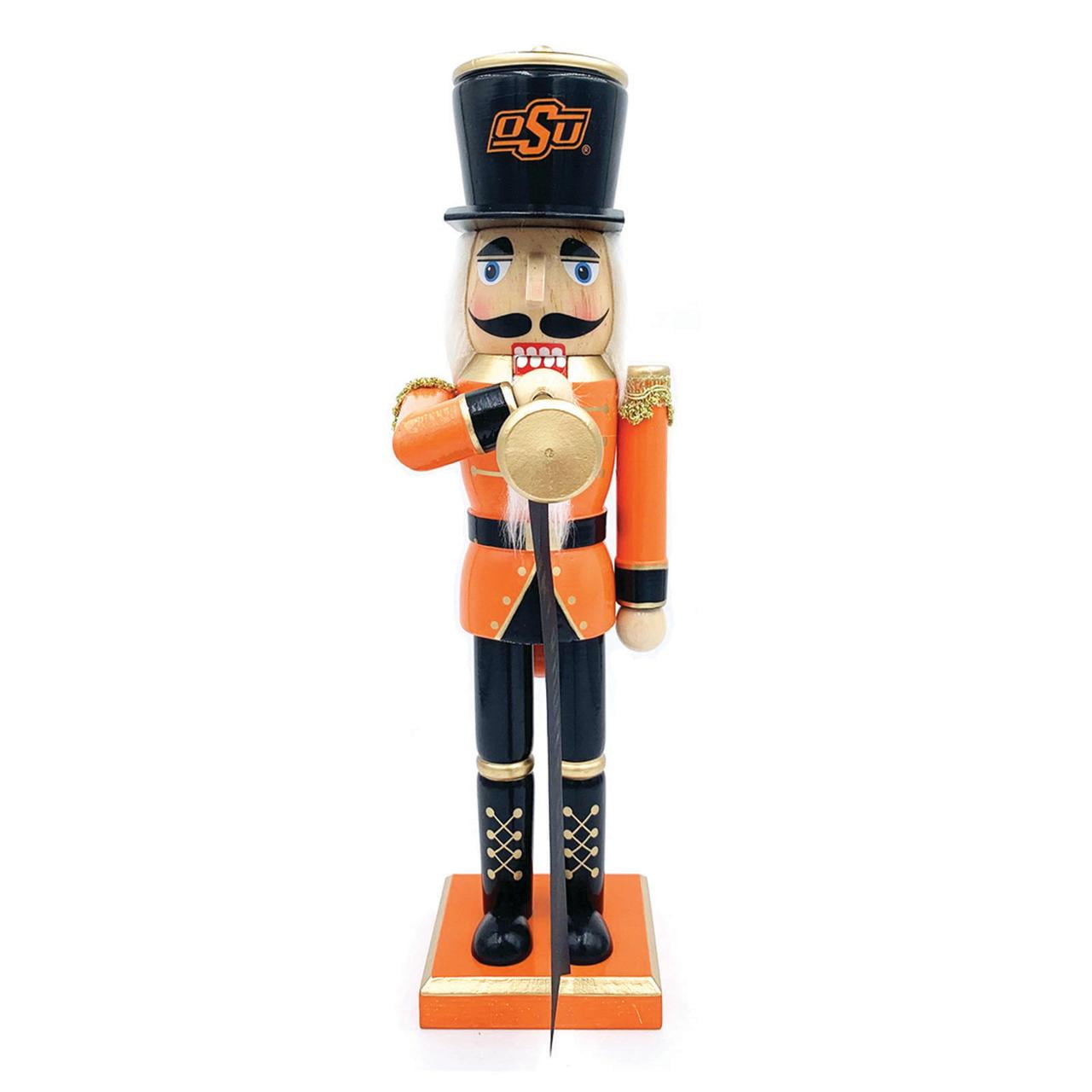 Oklahoma State Cowboys 14" Bugler Nutcracker - Walmart.com