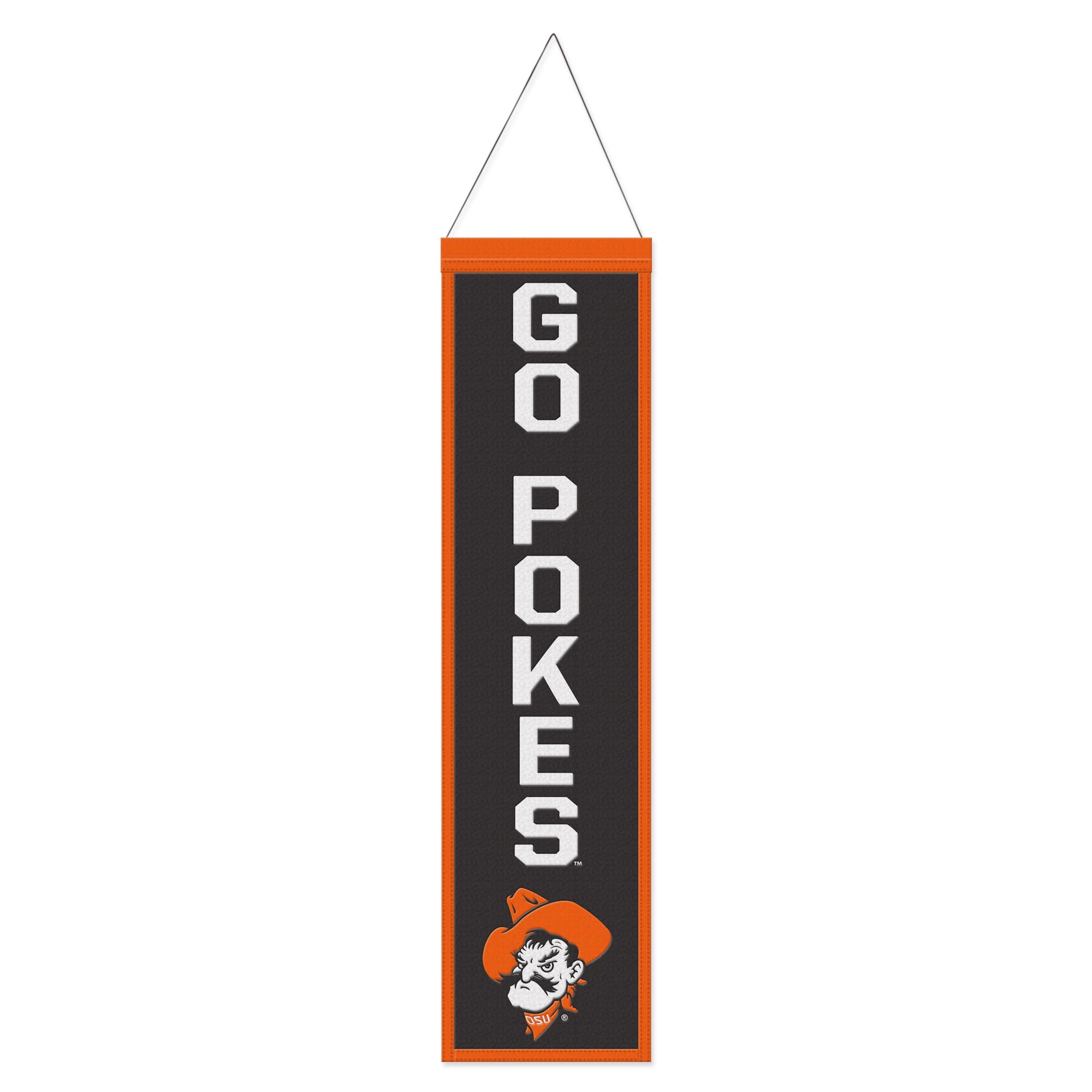 WinCraft Oklahoma State Cowboys 8" x 32" Slogan Wool Banner - Walmart.com