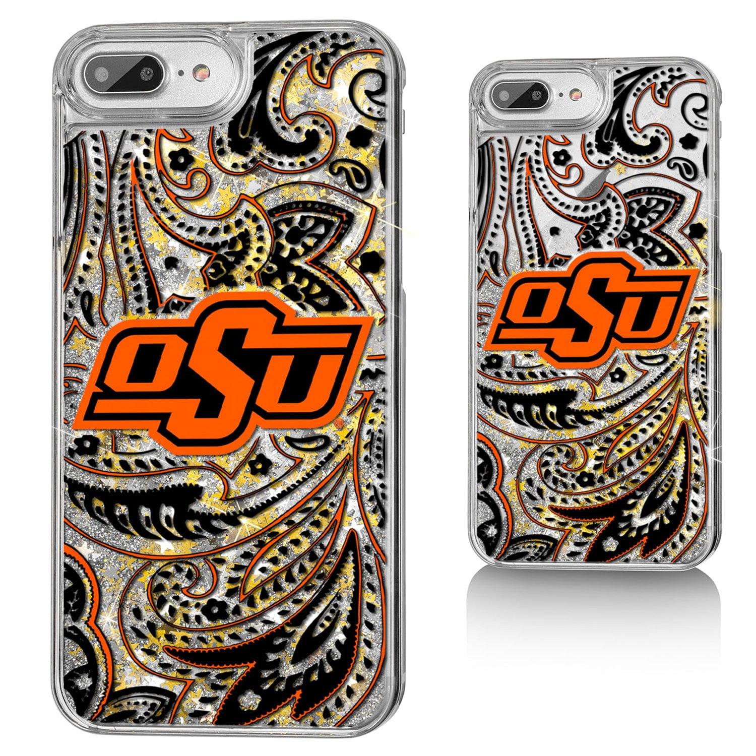 Oklahoma State Cowboys iPhone Glitter Paisley Design Case - Walmart.com