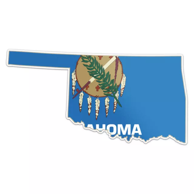 Oklahoma State Sticker Phone Decal Water Bottle Stickers Car Decals ...