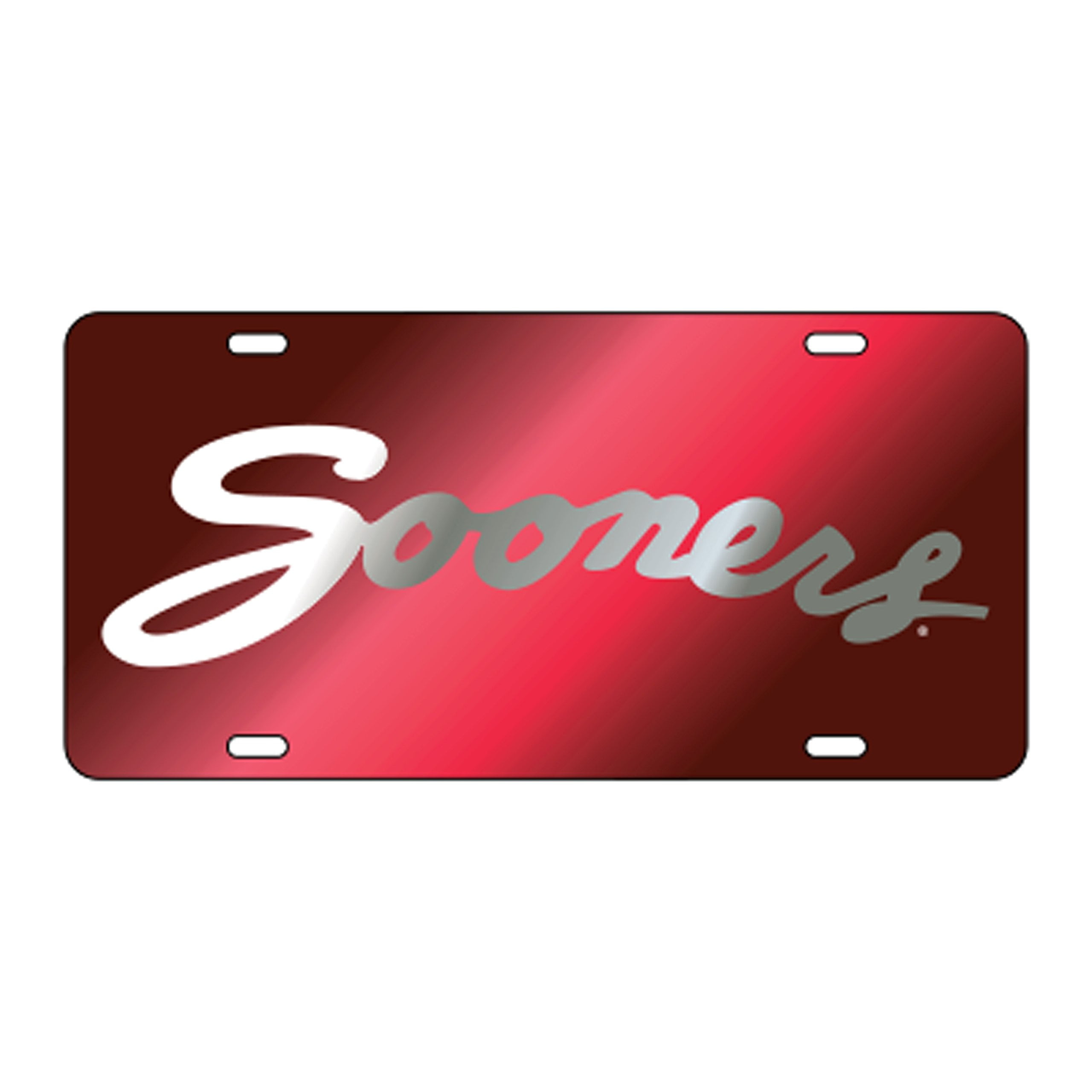 Oklahoma TAG (LASER RED/SIL SOONERS (17515)) - Walmart.com