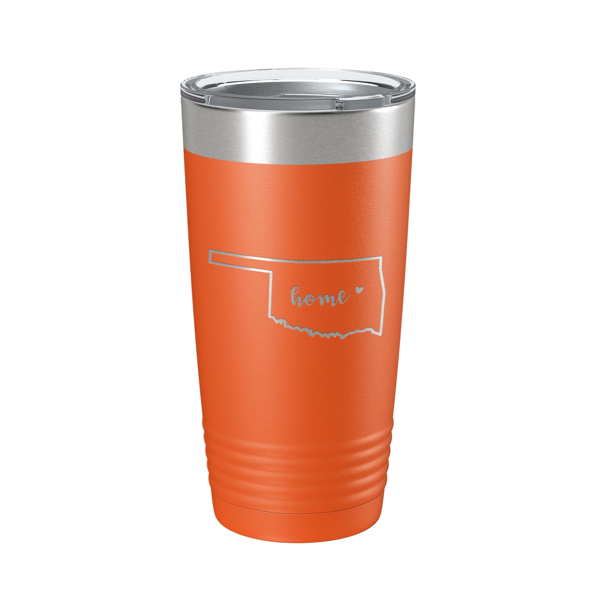 Oklahoma Tumbler Home State Travel Mug Insulated Laser Engraved Map ...