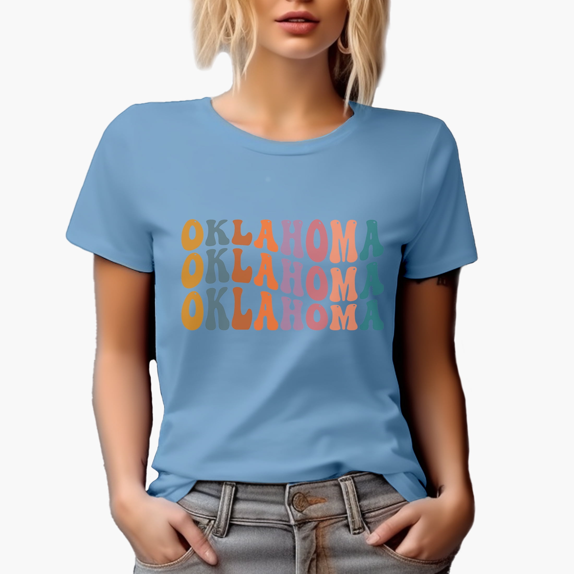 Oklahoma, United States of America, USA or US State Themed, Groovy ...