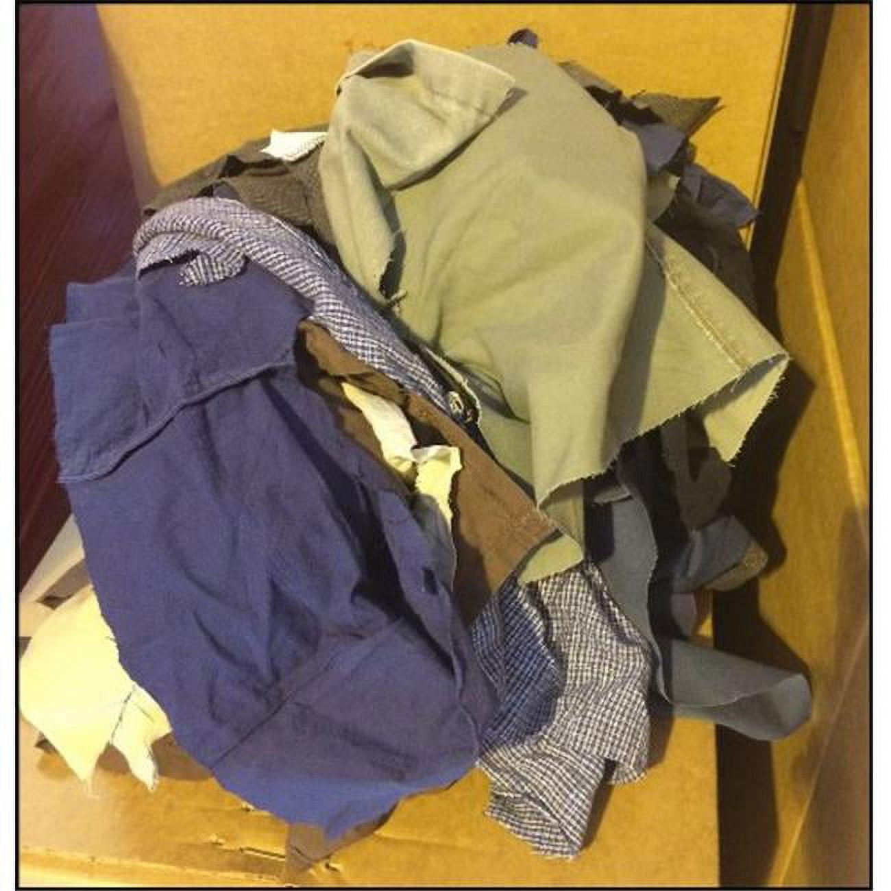 Wiping Rag, Assorted Colors, Heavyweight Pant, 25 lb/CT - Walmart.com