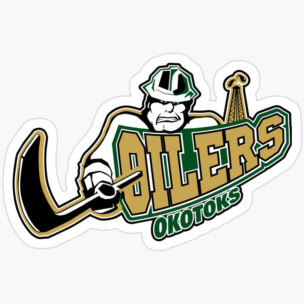 Okotoks Oilers Logo Sticker Phone Decal Water Bottle Stickers Car ...
