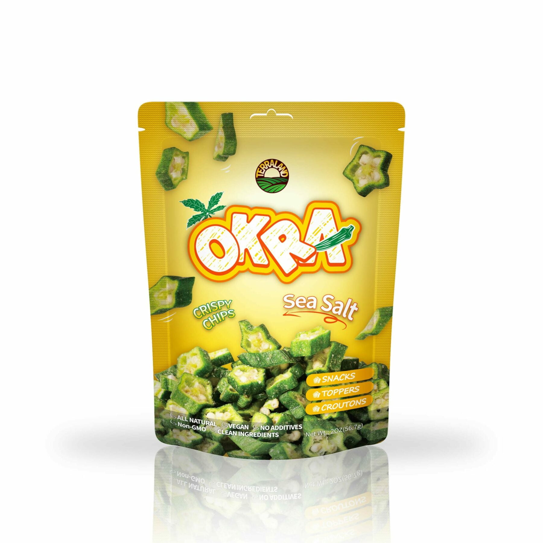 Okra (sea salt) 8/2.0oz - Walmart.com