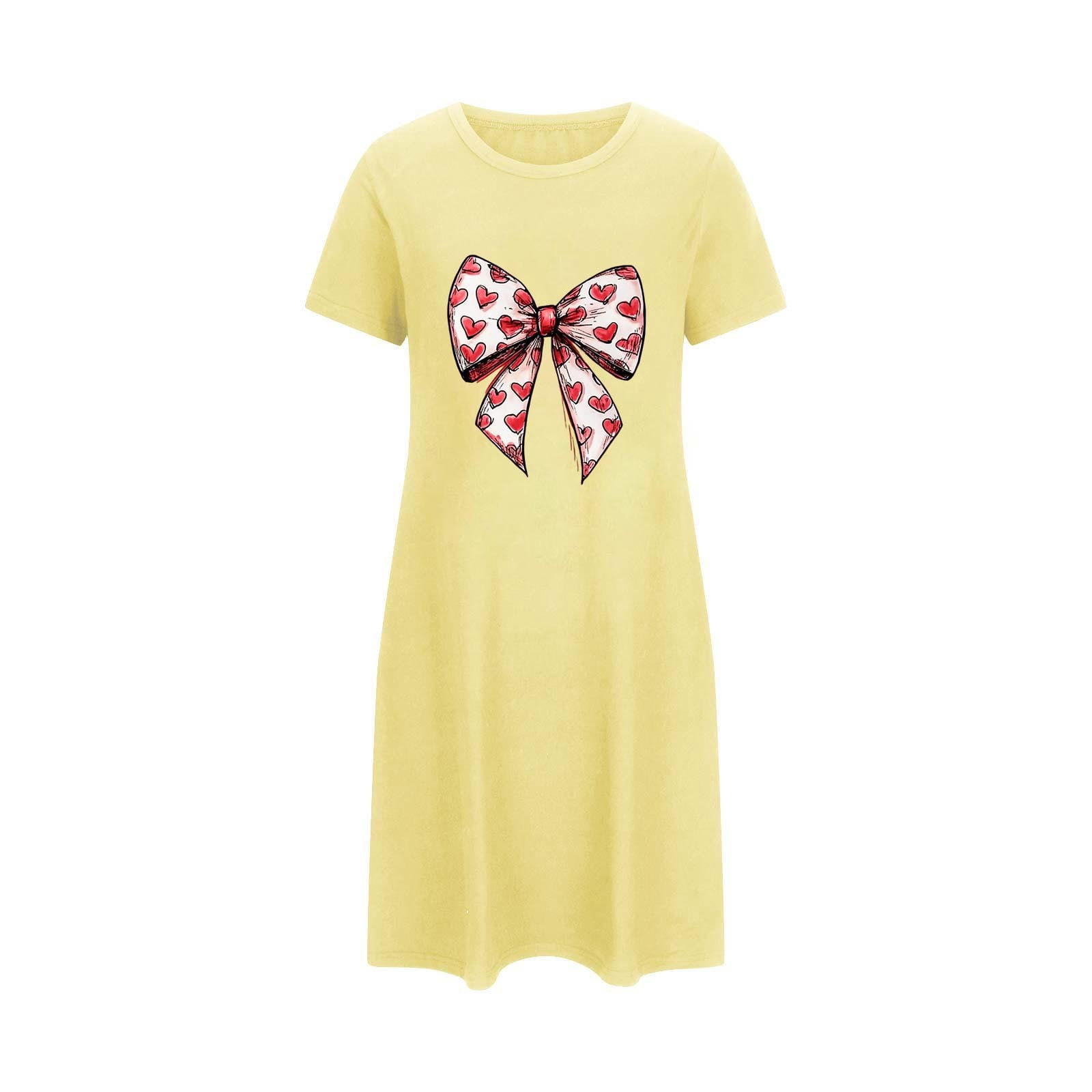 Oksale Plus Size Nightgowns for Women Cotton Cute Graphic Sleepshirts ...