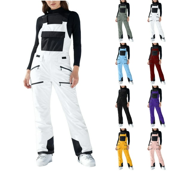 Oksale Snow Suit Women Waterproof Plus Size One Piece Windproof Winter ...