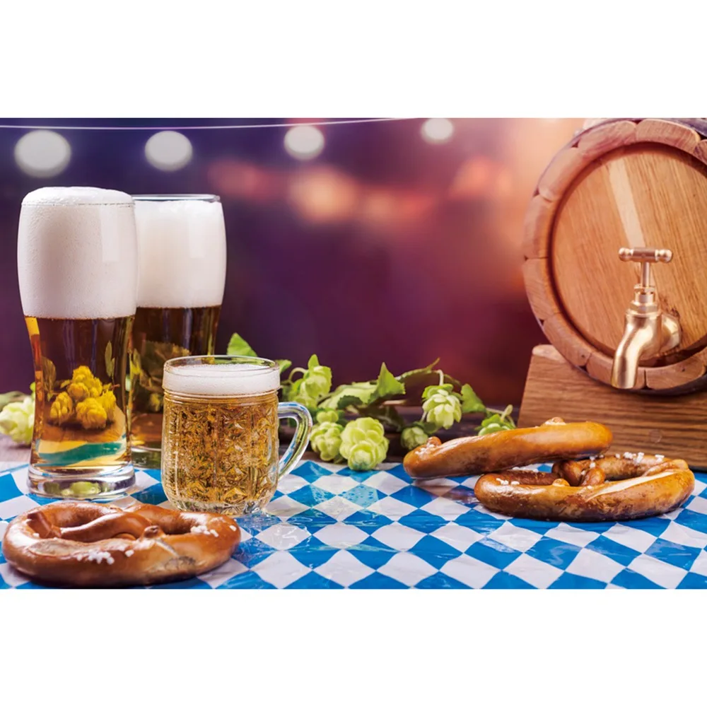 Oktoberfest Backdrop Beer Festival Background for Photography Wood ...