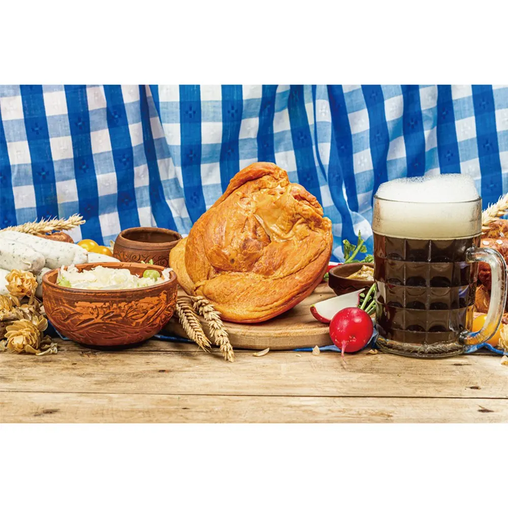 Oktoberfest Backdrop Beer Festival Background for Photography Wood ...