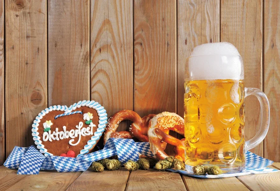 Oktoberfest Backdrop German Bavarian Cheers & Beers Festival Club ...
