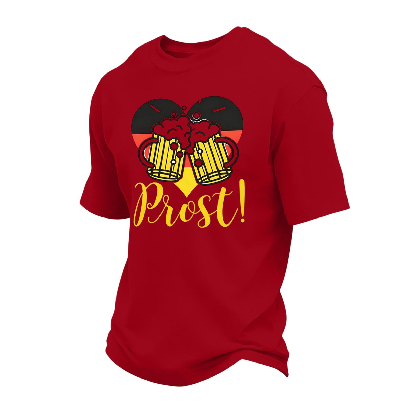 Oktoberfest Beer T-Shirt for Men, Bavarian German Beer Festival Novelty ...
