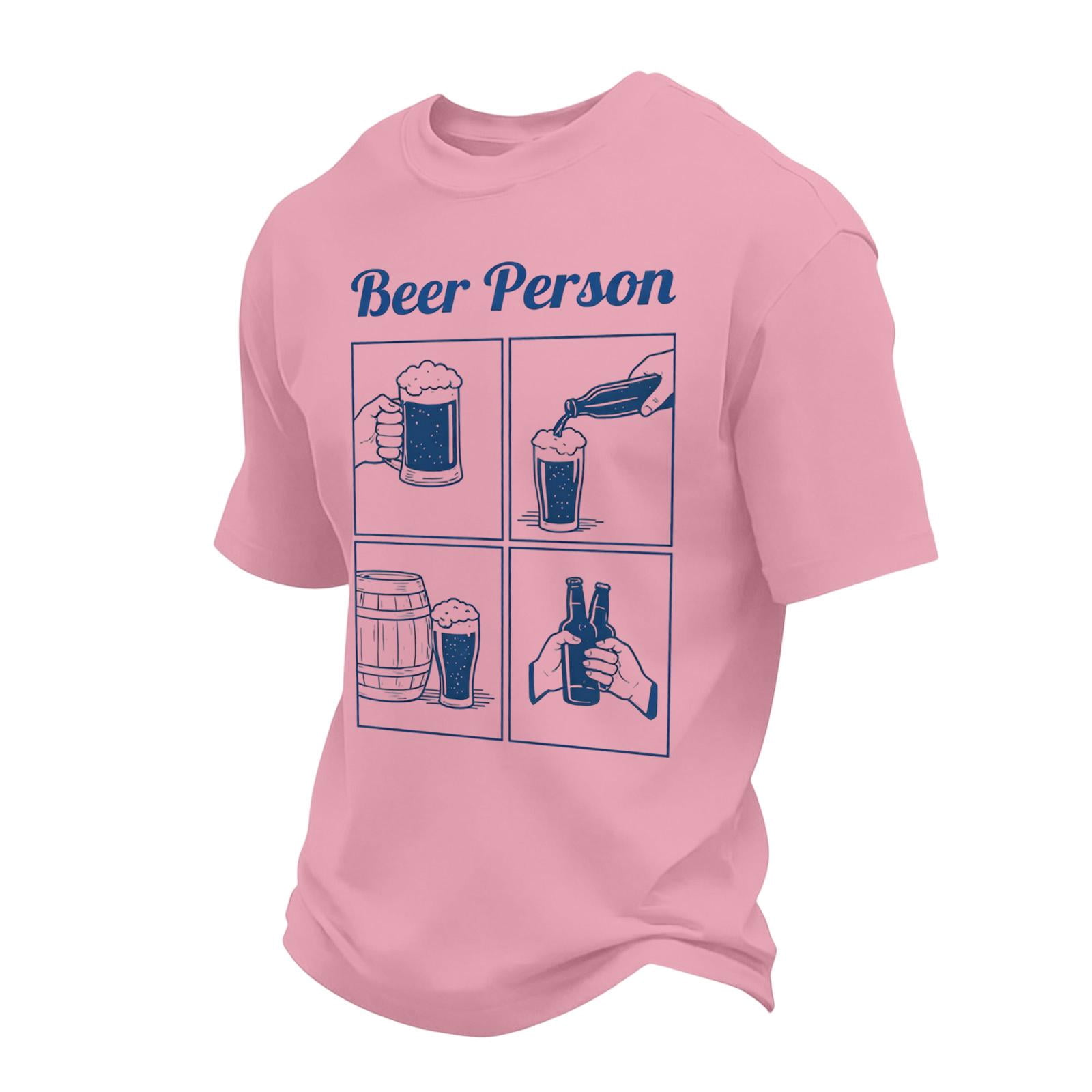 Oktoberfest Beer T-Shirt for Men, Short Sleeve Crew Neck Tee ...