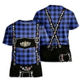 Oktoberfest Beer T-Shirt for Men Short Sleeve Lederhosen Print Casual T ...