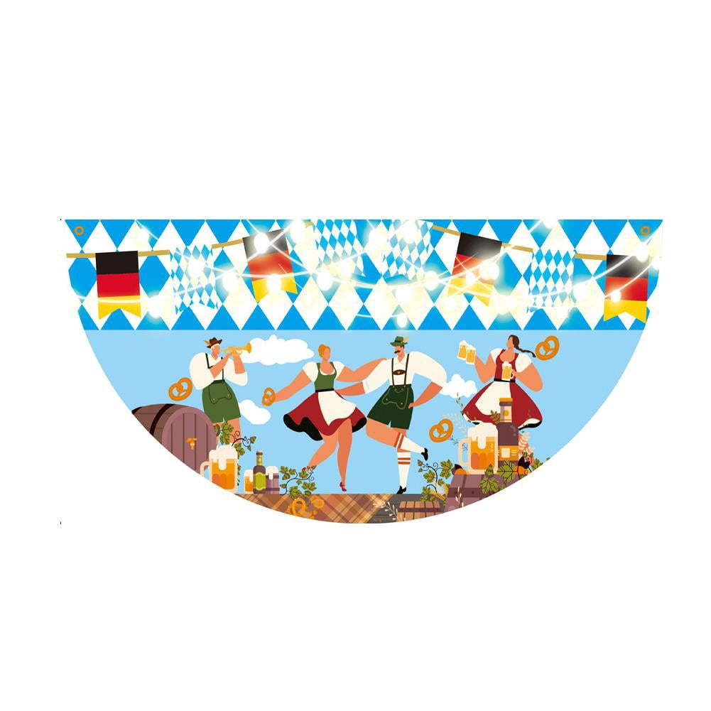 Oktoberfest Decorations Fan Flags,Oktoberfest Bunting Beer Festival ...