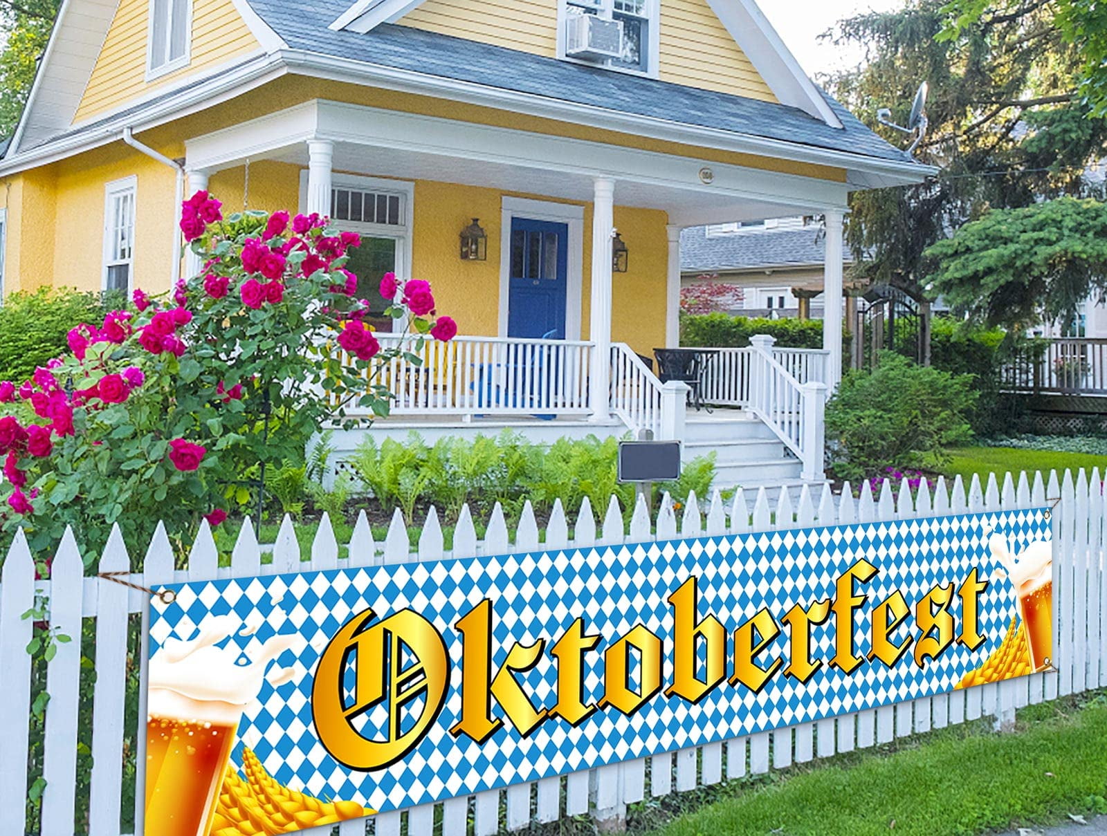 Oktoberfest Fence Banner for German October Fest Themed Party ...
