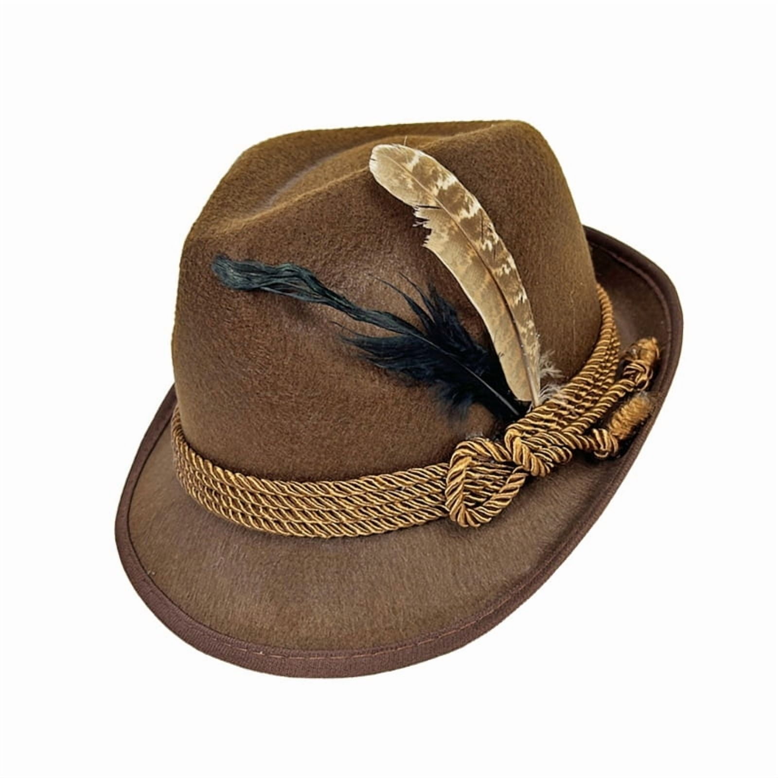 Oktoberfest Hat Widget Beer Trilby Lovely Homburg Hat Unisex Headwear ...