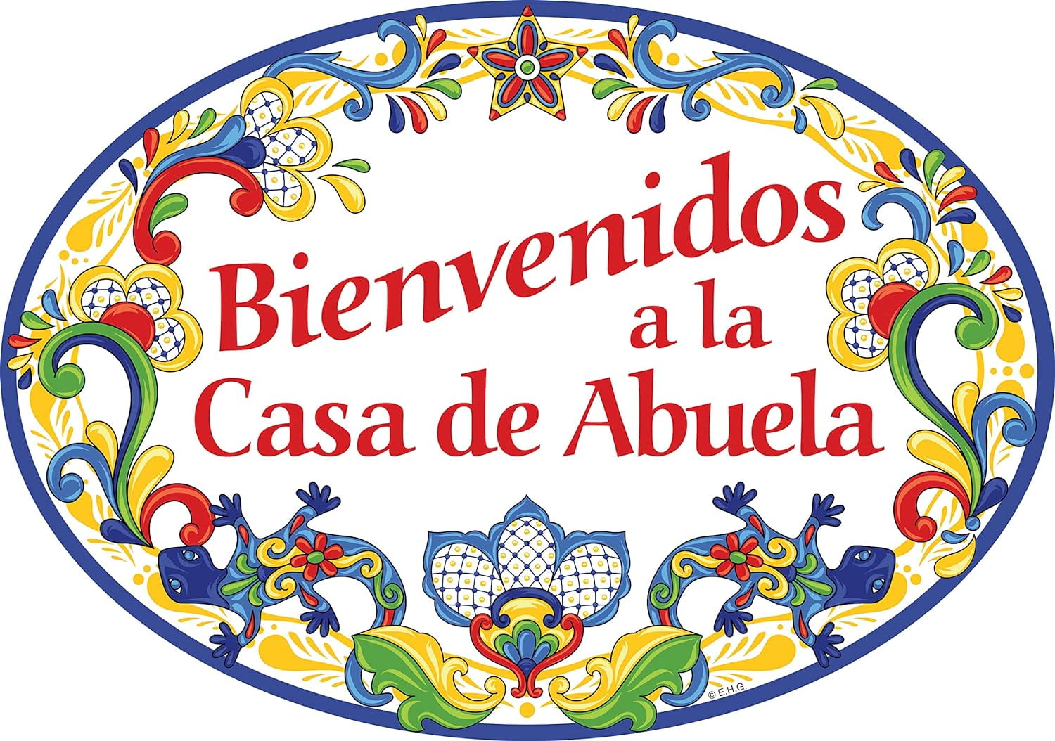 Oktoberfest Haus "Bienvenidos a La Casa De Abuela" Spanish Door Sign ...