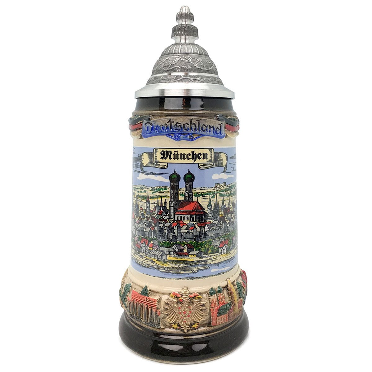 Oktoberfest Haus Multicolor Ceramic Authenticated German Beer Stein ...