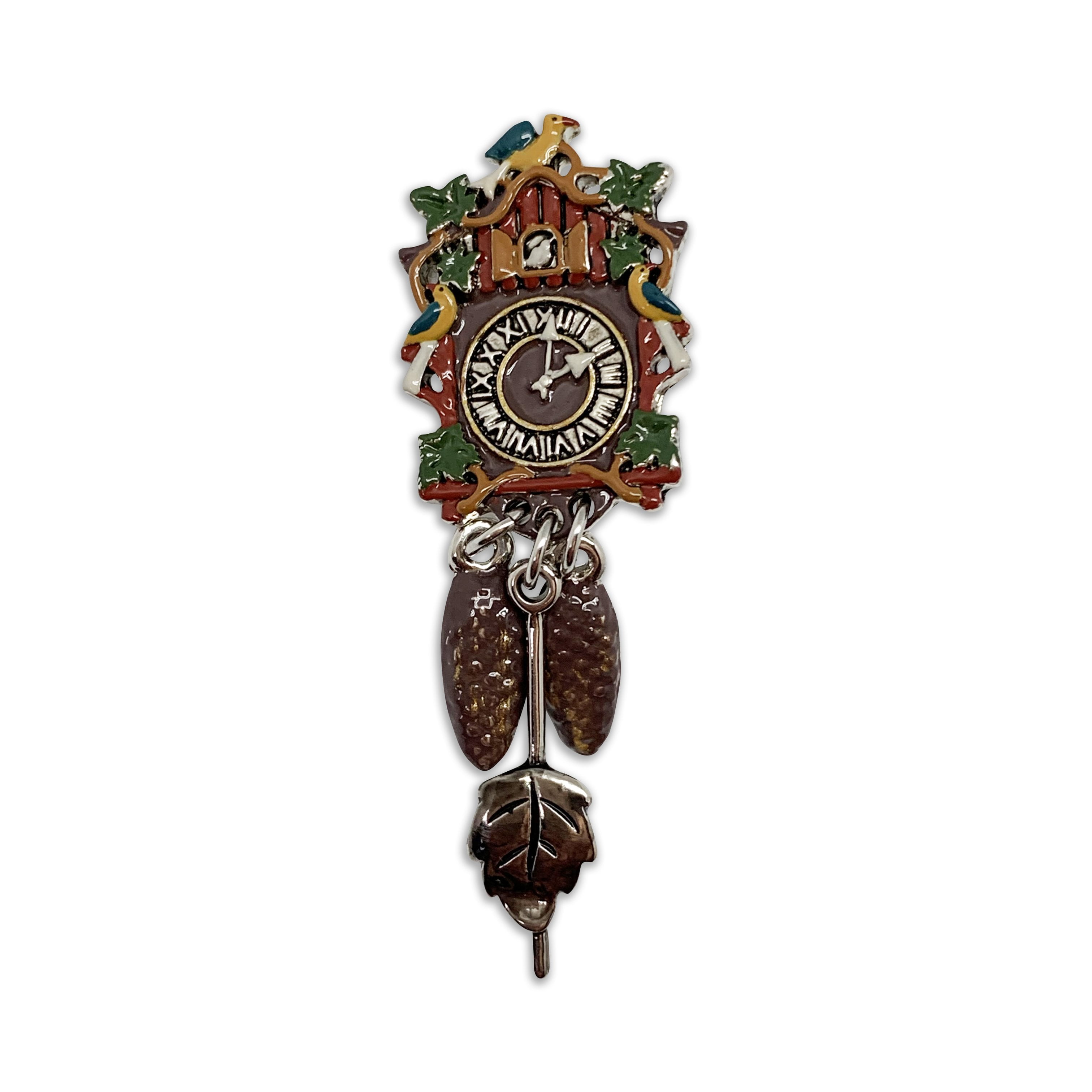 Oktoberfest Haus Multicolor Metal Cuckoo Clock German Hat Pin For Men ...