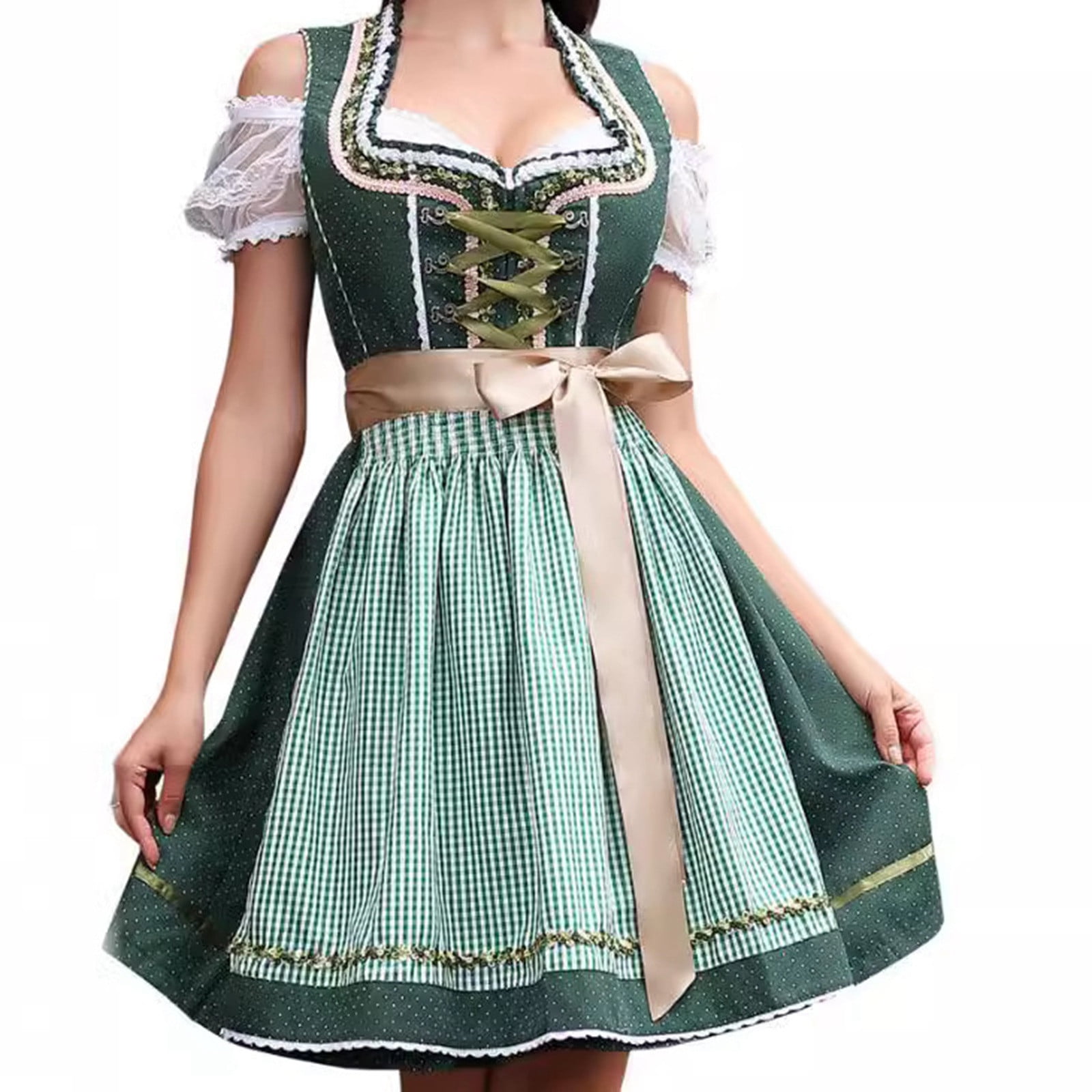 Oktoberfest : Sexy Mini Dress Bar Waitress Style - Walmart.com