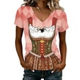 Oktoberfest Shirts for Women Beer Festival Female Pirate Shirt Novelty ...