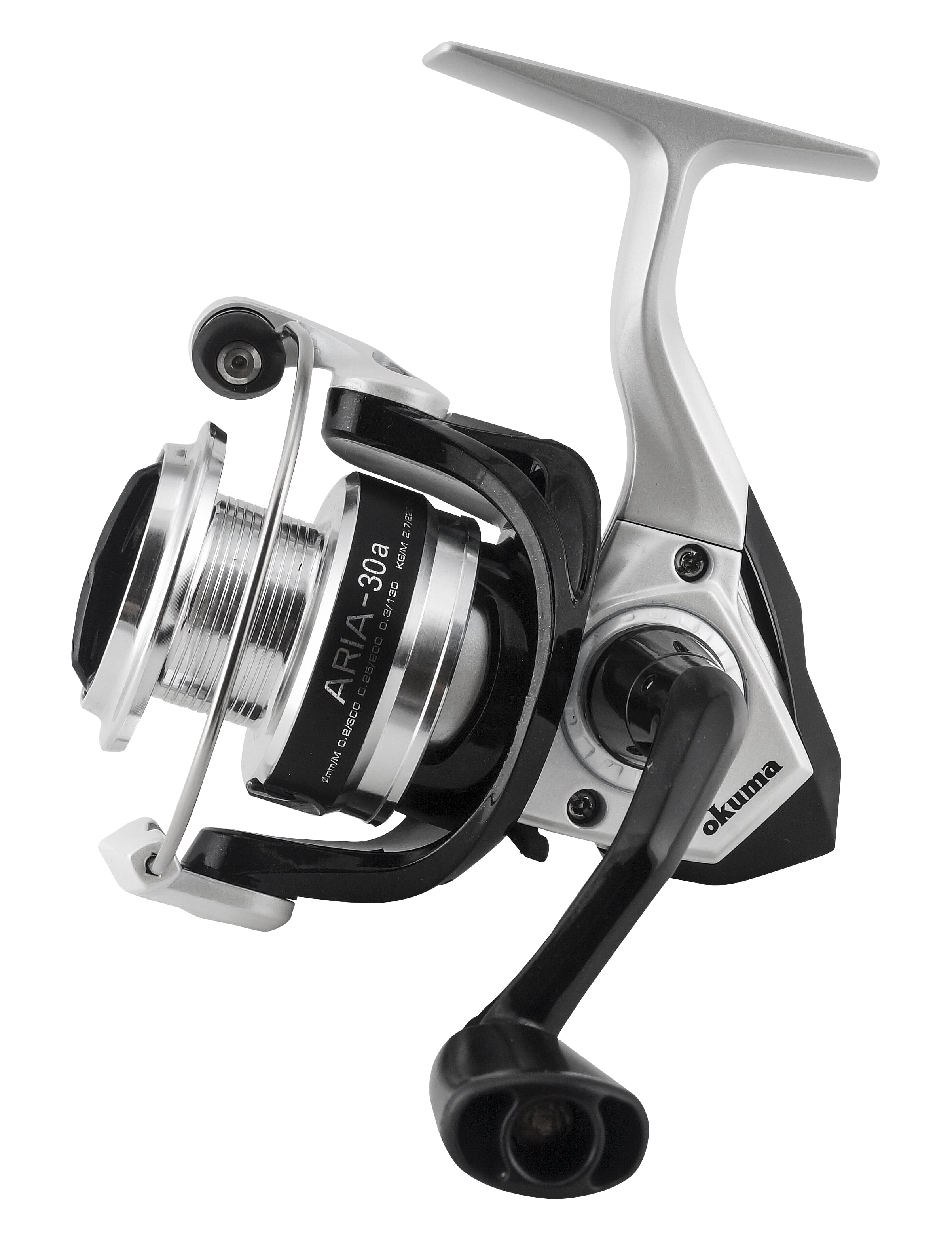 Okuma Aria Spinning Fishing Reel - Oiled Felt Drag Washers - Walmart.com